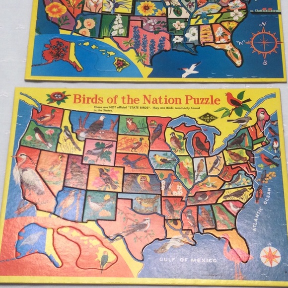 Warren Puzzles | Games | Warren Built Rite Puzzles Three Vintage Usa ...